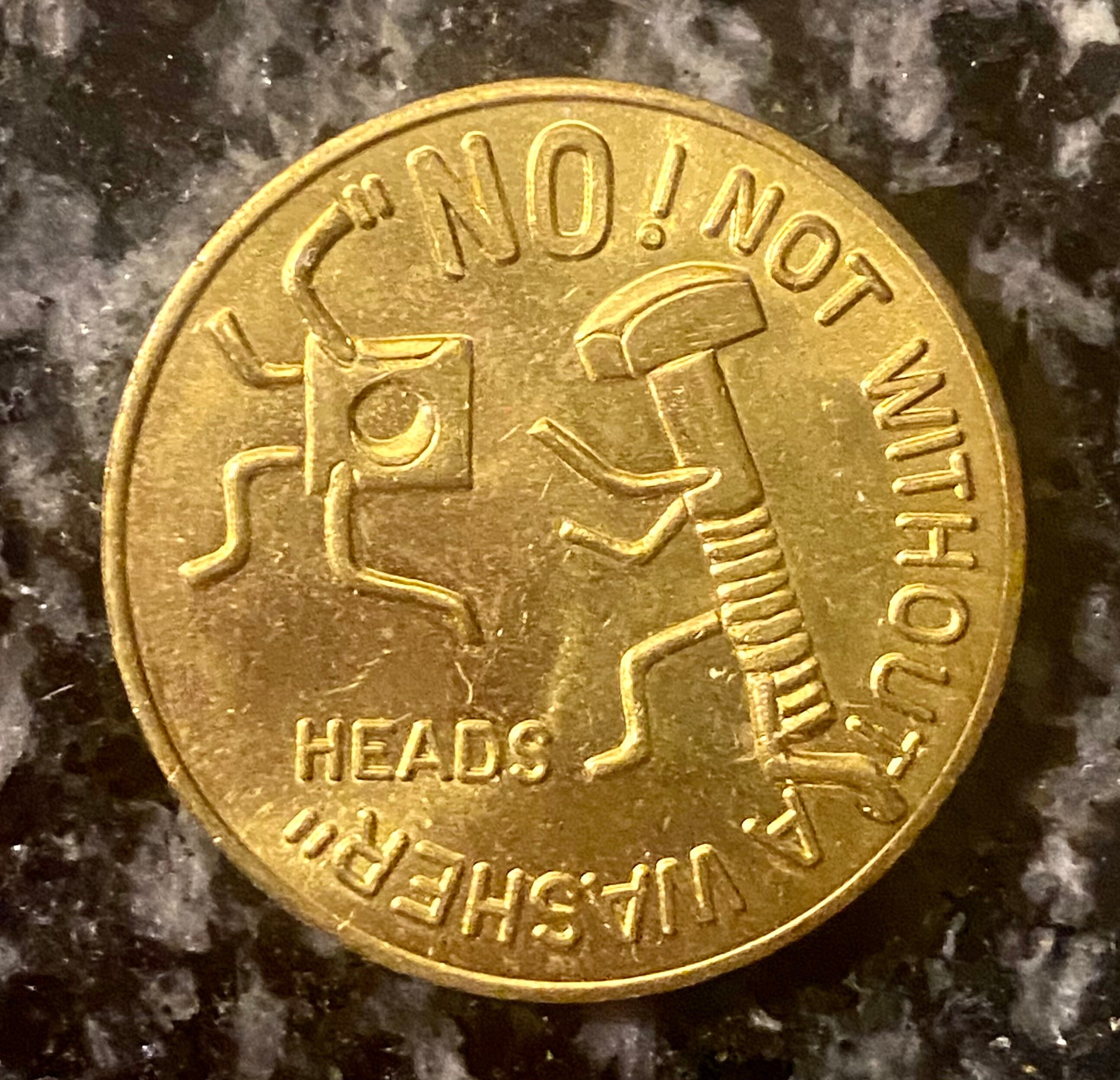 Comic Coins plug Me in Im Electrifying no, Not Without a Washer Vintage ...