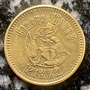 Vintage Circus World Pizza Arcade Token - Hard to Find Coin - Good ...