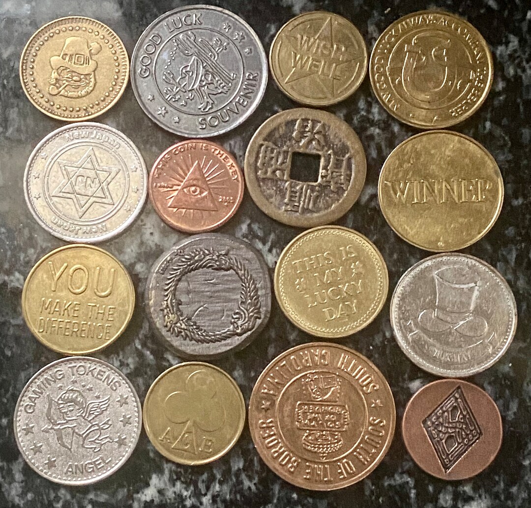 A Collection of 16 Different Vintage Good Luck and Lucky Souvenir ...