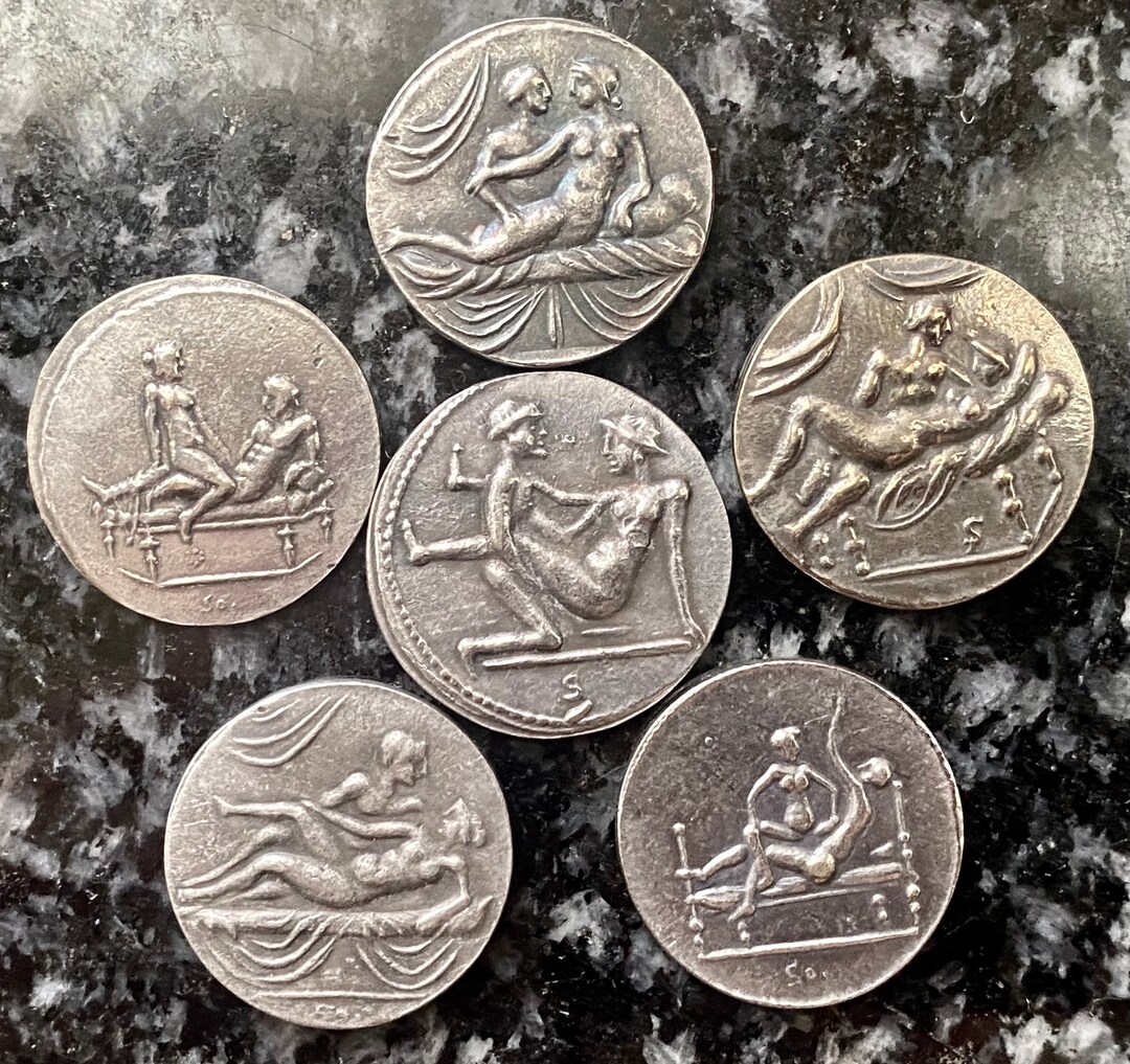 A Collection of 6 Different Caligula Tokens Ancient Roman - Etsy