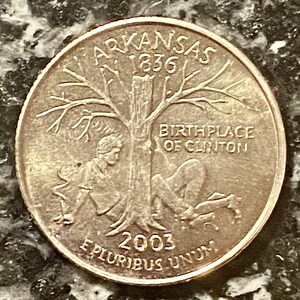 Parody “close” Quarter Featuring President Bill Clinton (smoking Cigar ...