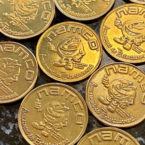 Lot of 16 Vintage 1991 Namco Balloon Rare Special Edition Arcade Tokens ...