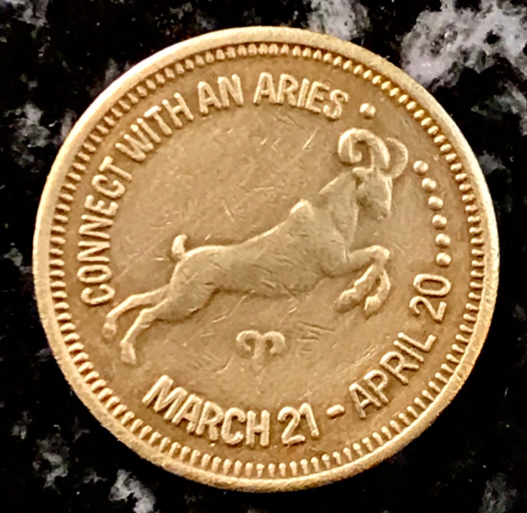 Connect With a Aries Fearless vintage Astrological Sex Position Token ...