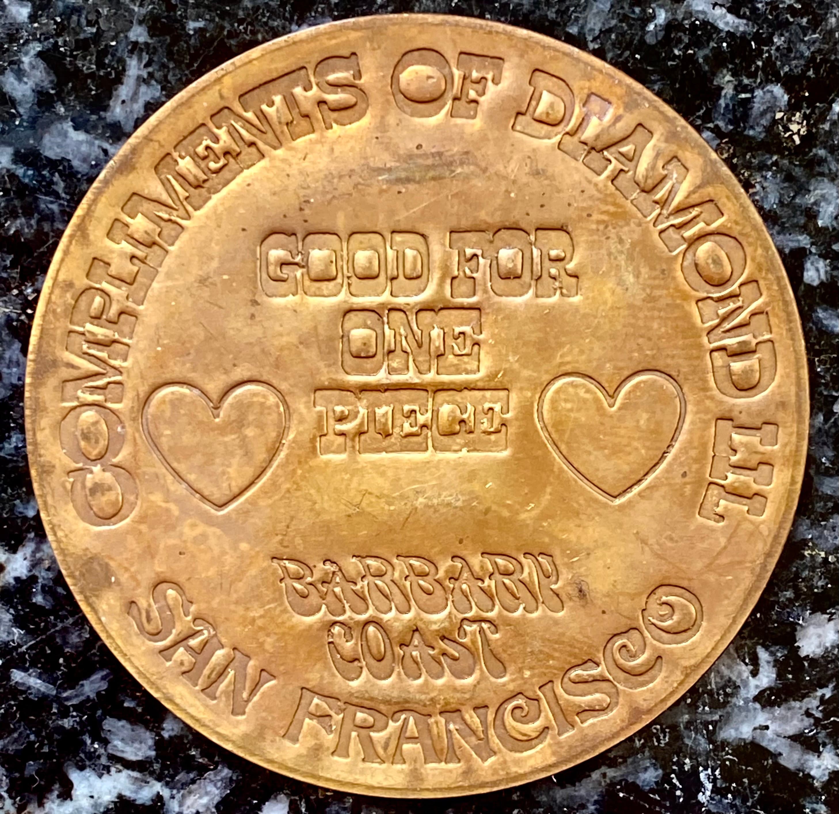 Lot of 3 Famous Brothel Tokens Old West Cat House Coins Southern Belle ...