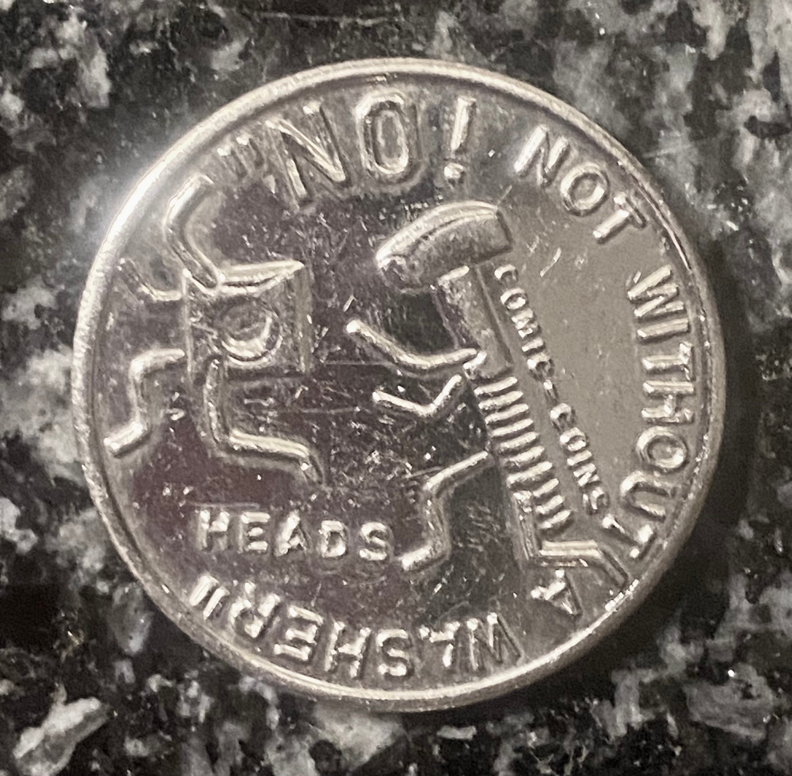 Comic Coins plug Me in Im Electrifying no, Not Without a Washer Vintage ...