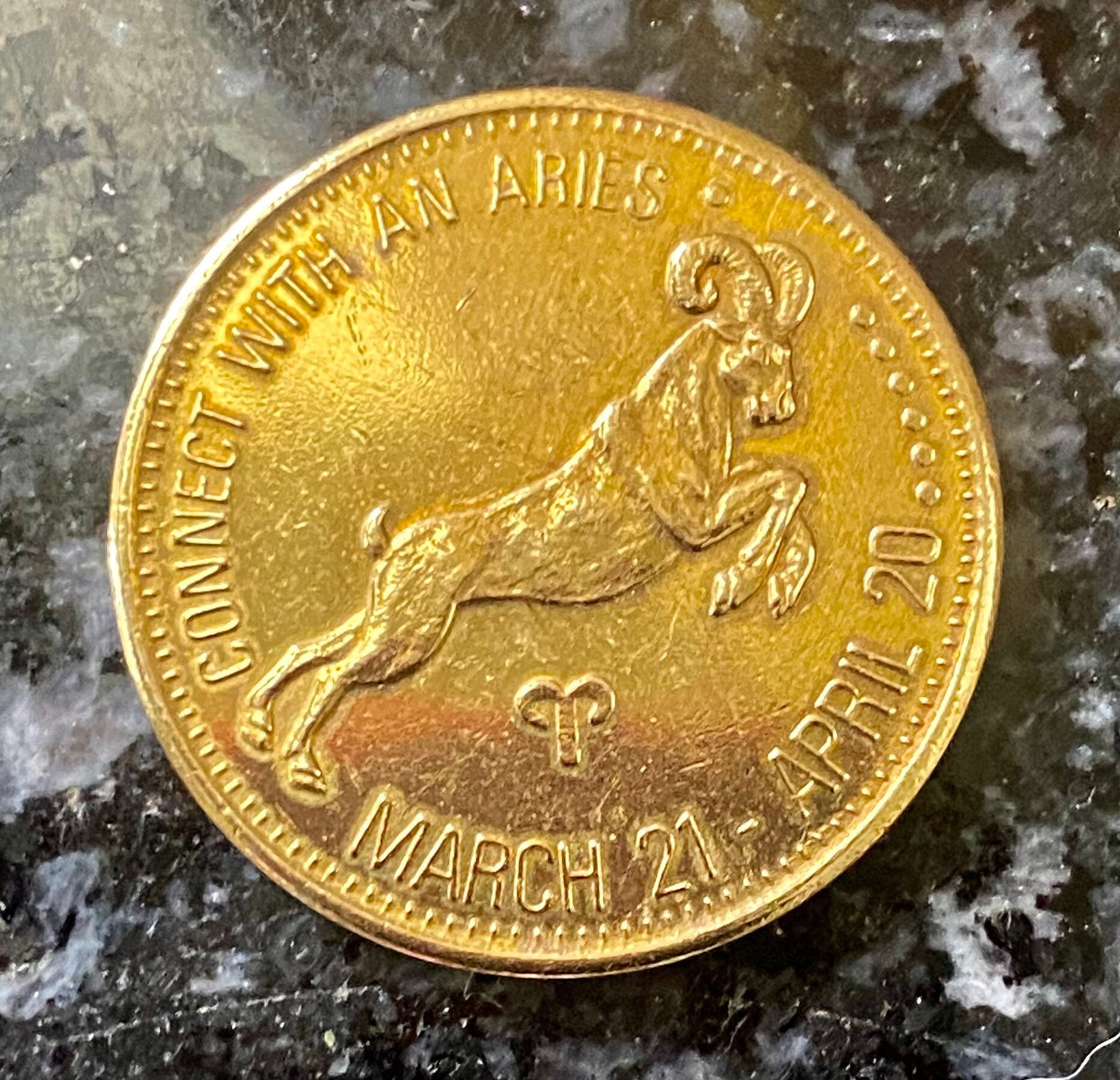 Connect With a Aries Fearless vintage Astrological Sex Position Token ...