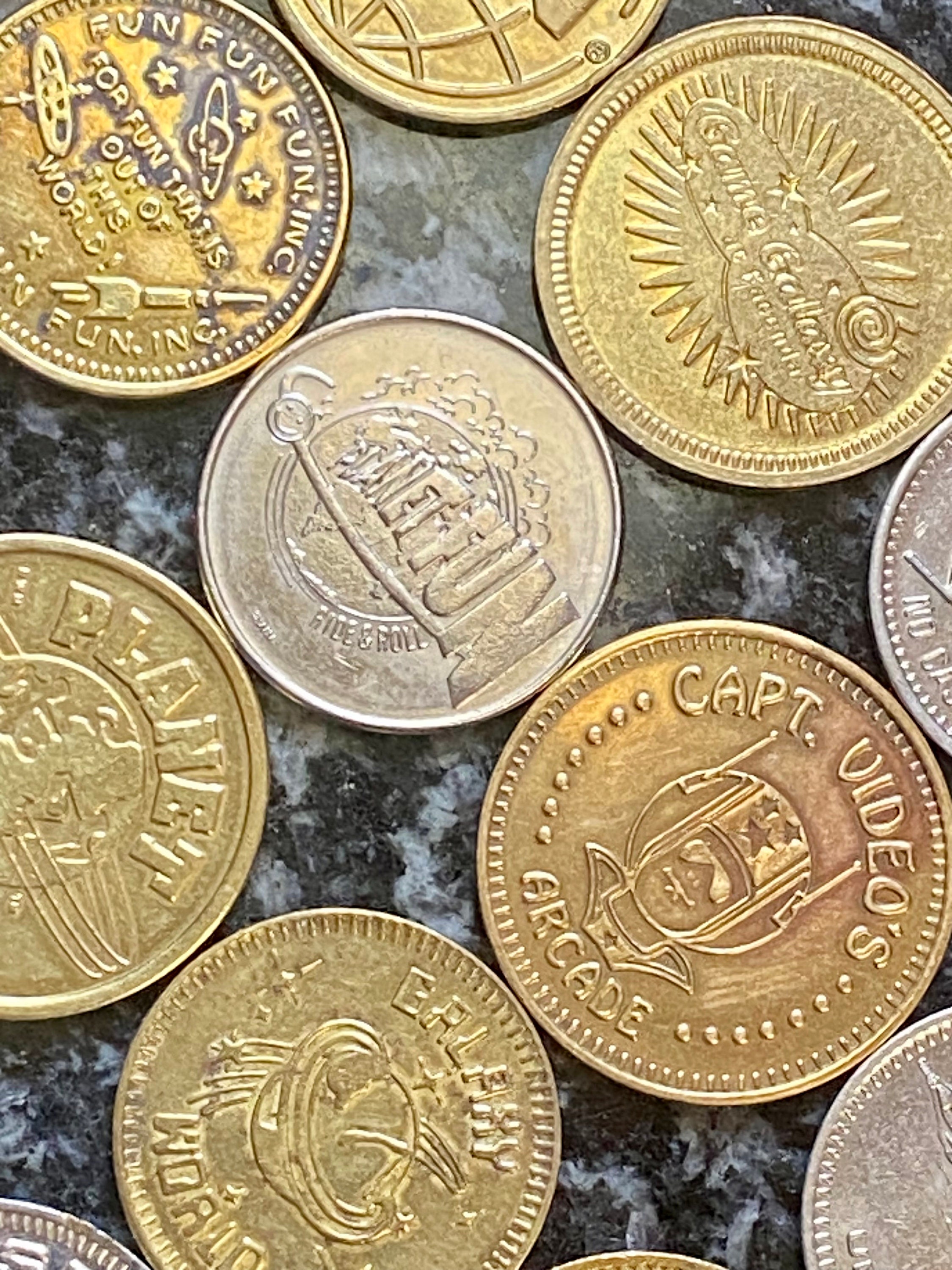 A Far-out Set of 20 Rare Vintage Outer Space Arcade Tokens From 70s-80s ...