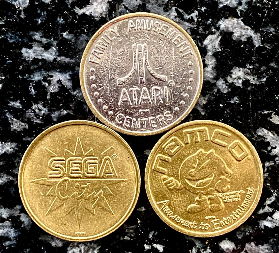 An Essential Collection of 3 Vintage Arcade Tokens From 70’s & 80’s ...