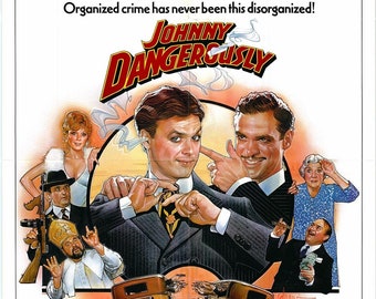 Movie Poster Johnny Dangerously - Etsy