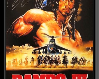 Rocky V Sylvester Stallone Signed Movie Poster | Etsy