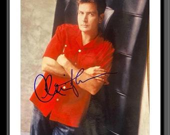 Charlie Sheen Signed - Etsy