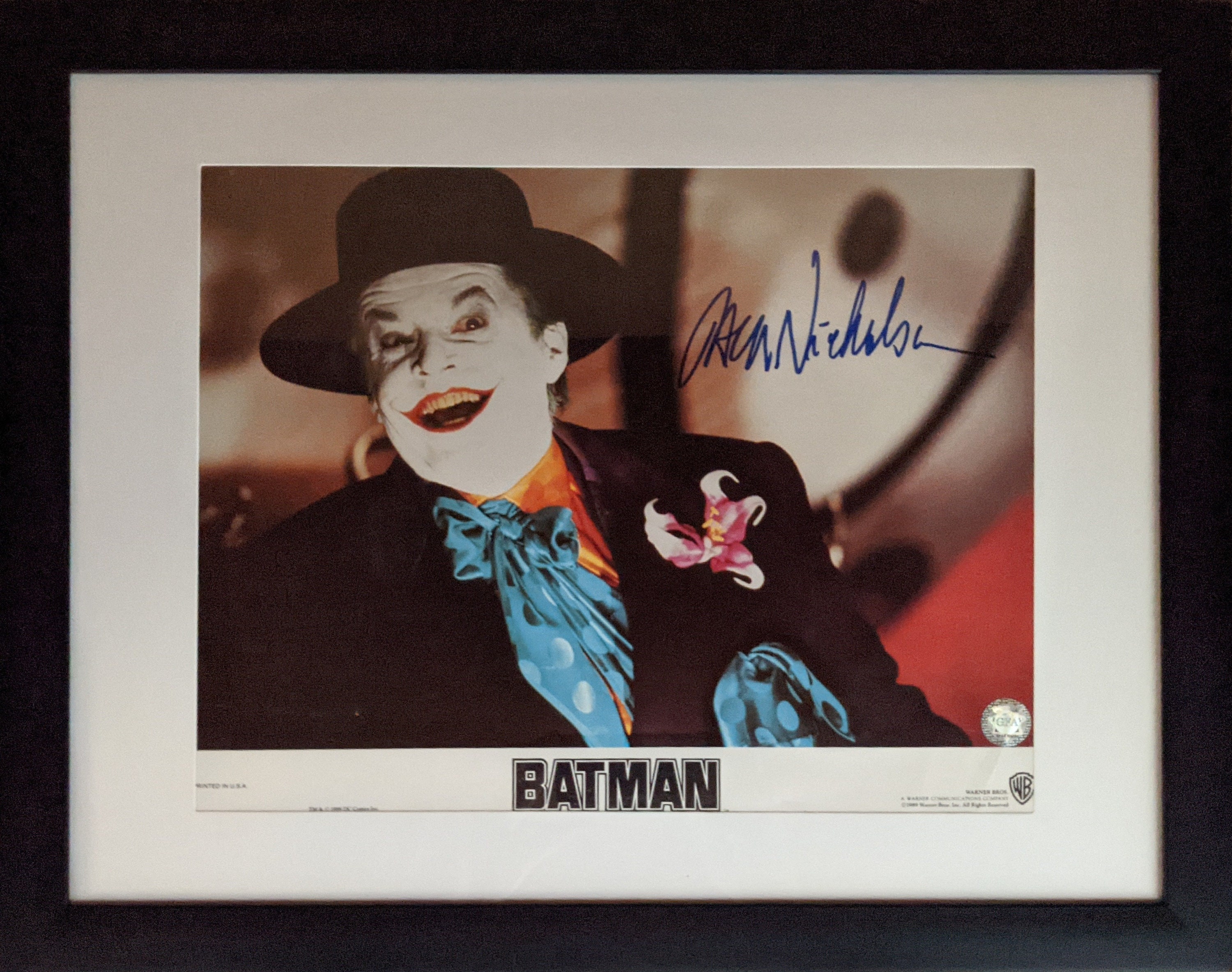 Jack Nicholson Joker Autograph