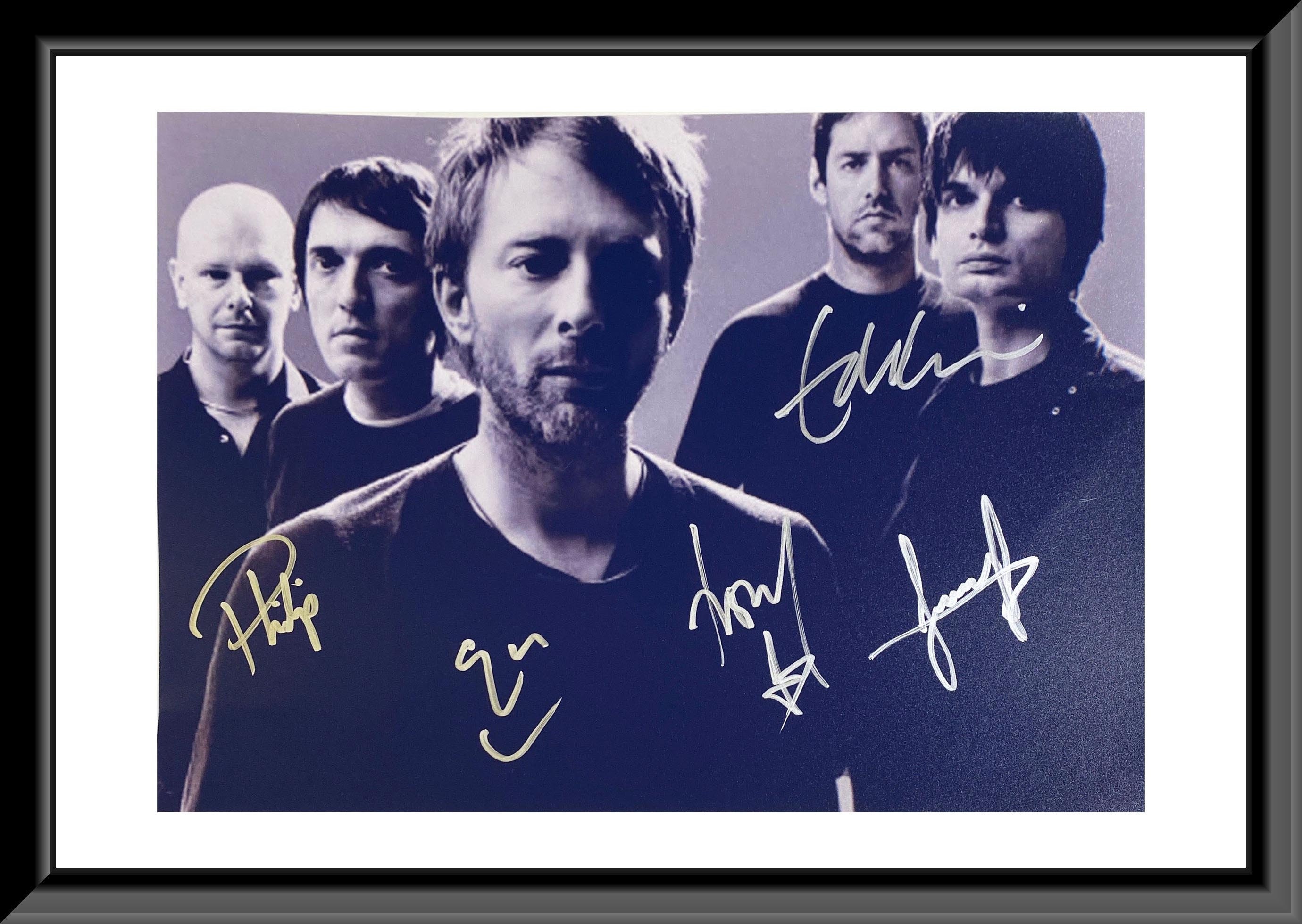 Radiohead Band Signed Photo - Etsy
