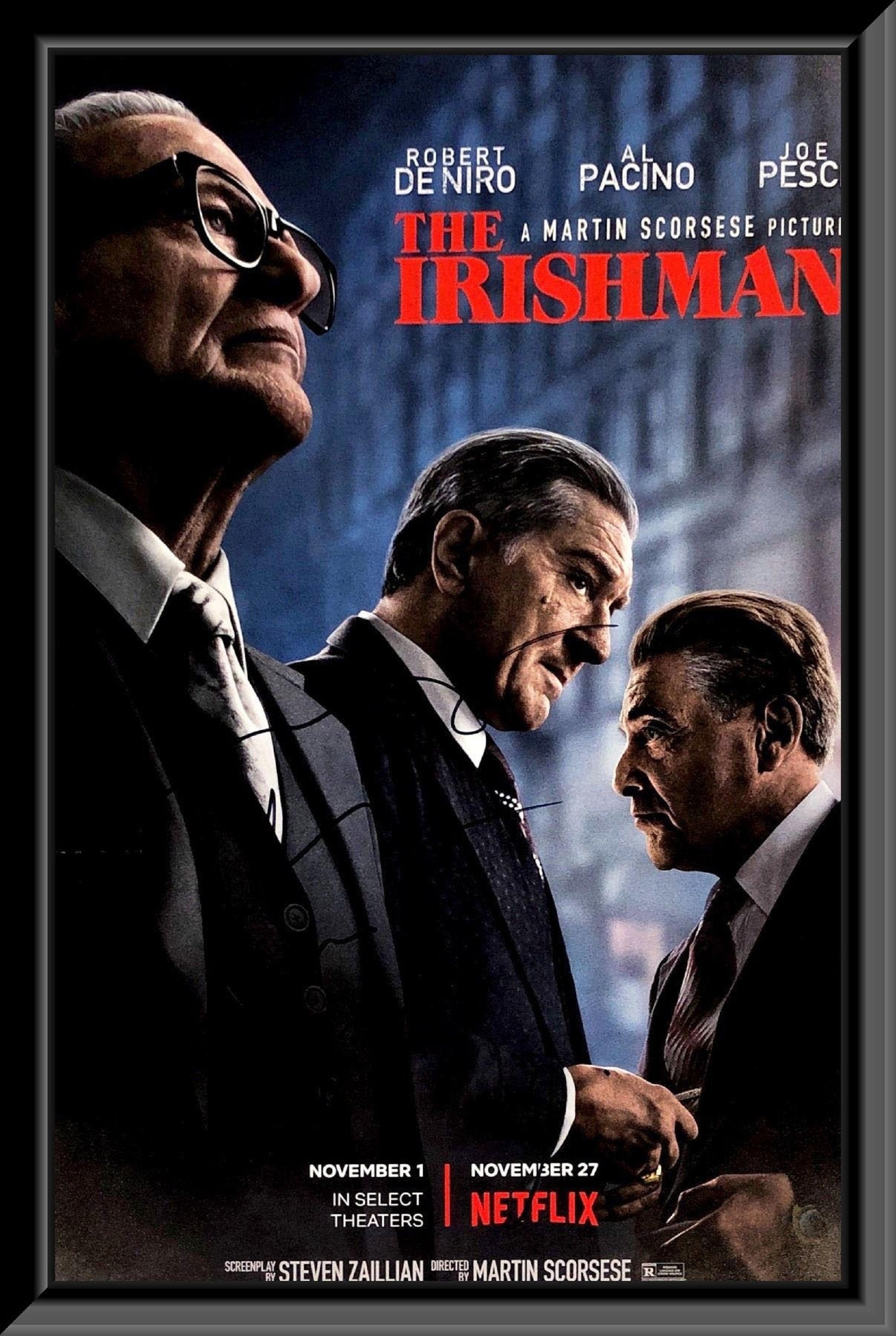 The Irishman cast signed movie poster | Etsy