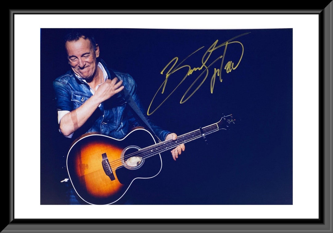 Bruce Springsteen Signed Photo - Etsy