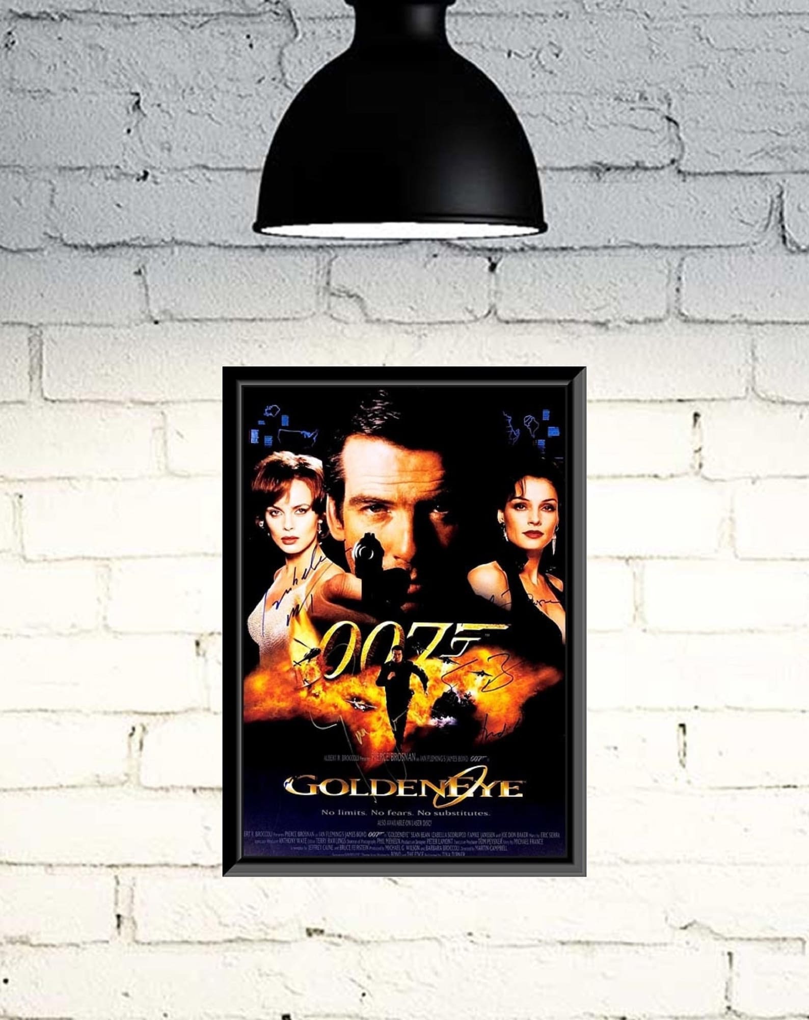 Goldeneye Cast Signed Movie Poster - Etsy