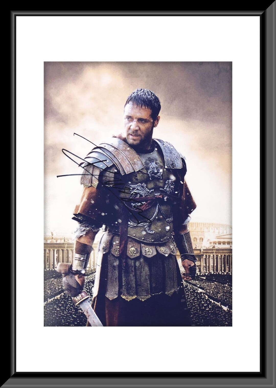 Gladiator Russell Crowe Signed Movie Photo - Etsy