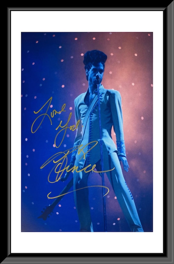 Prince Signed Photo - Etsy