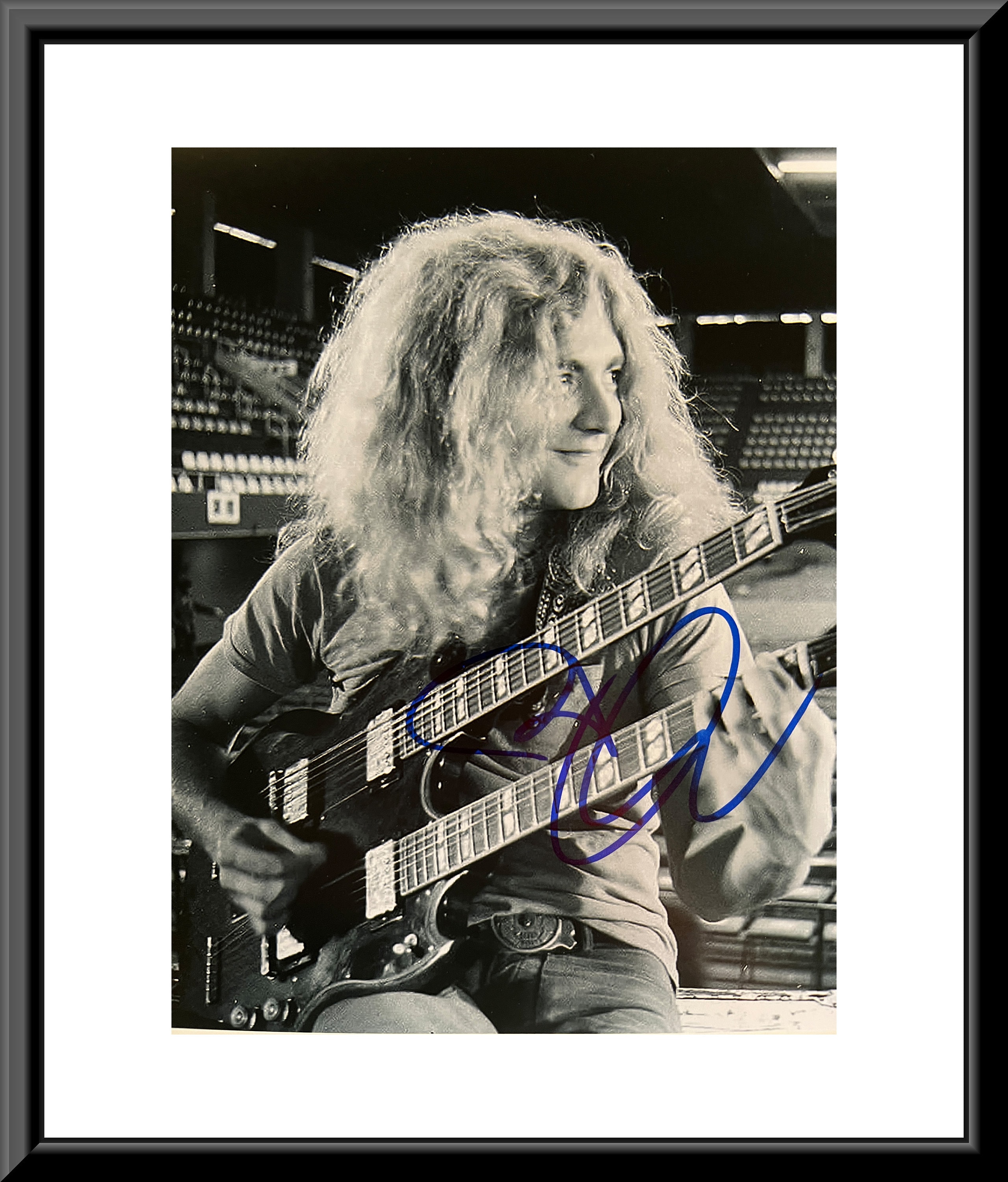Led Zeppelin Robert Plant Signed Framed Photo - Etsy