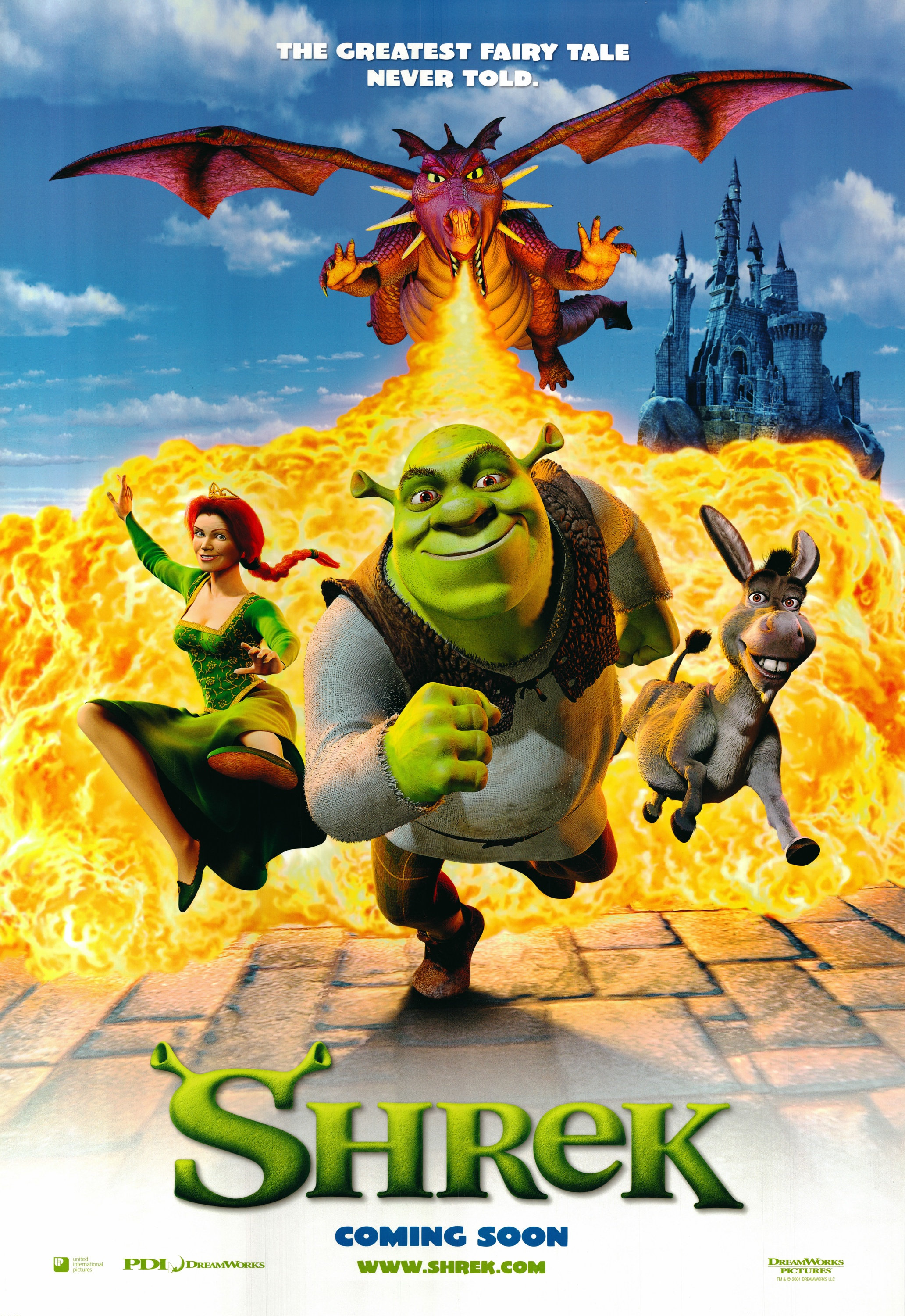 Shrek 2001 Original Movie Poster - Etsy Canada