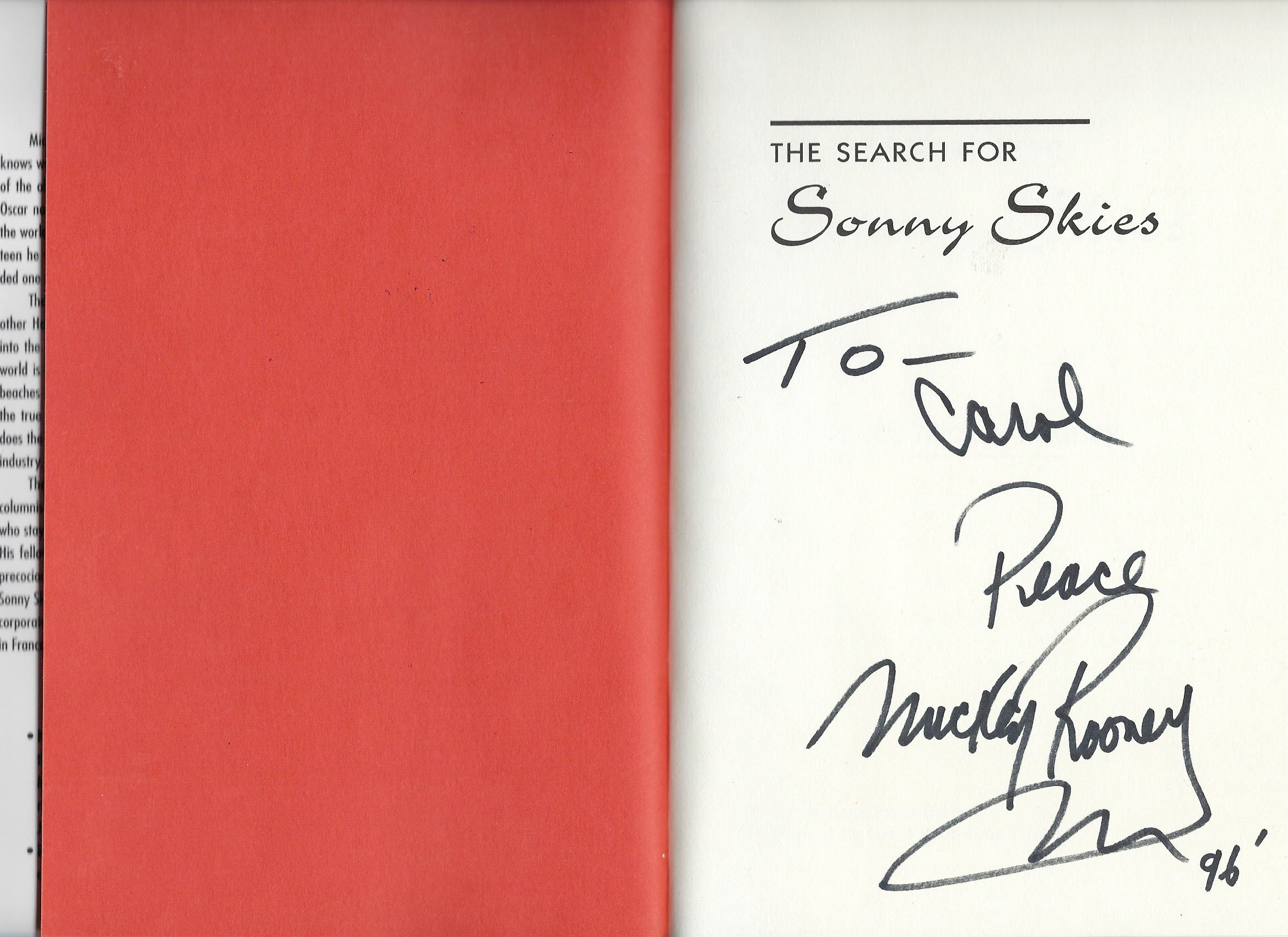 Sonny Moore Autograph