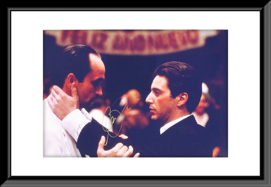 The Godfather Al Pacino Signed Movie Photo - Etsy