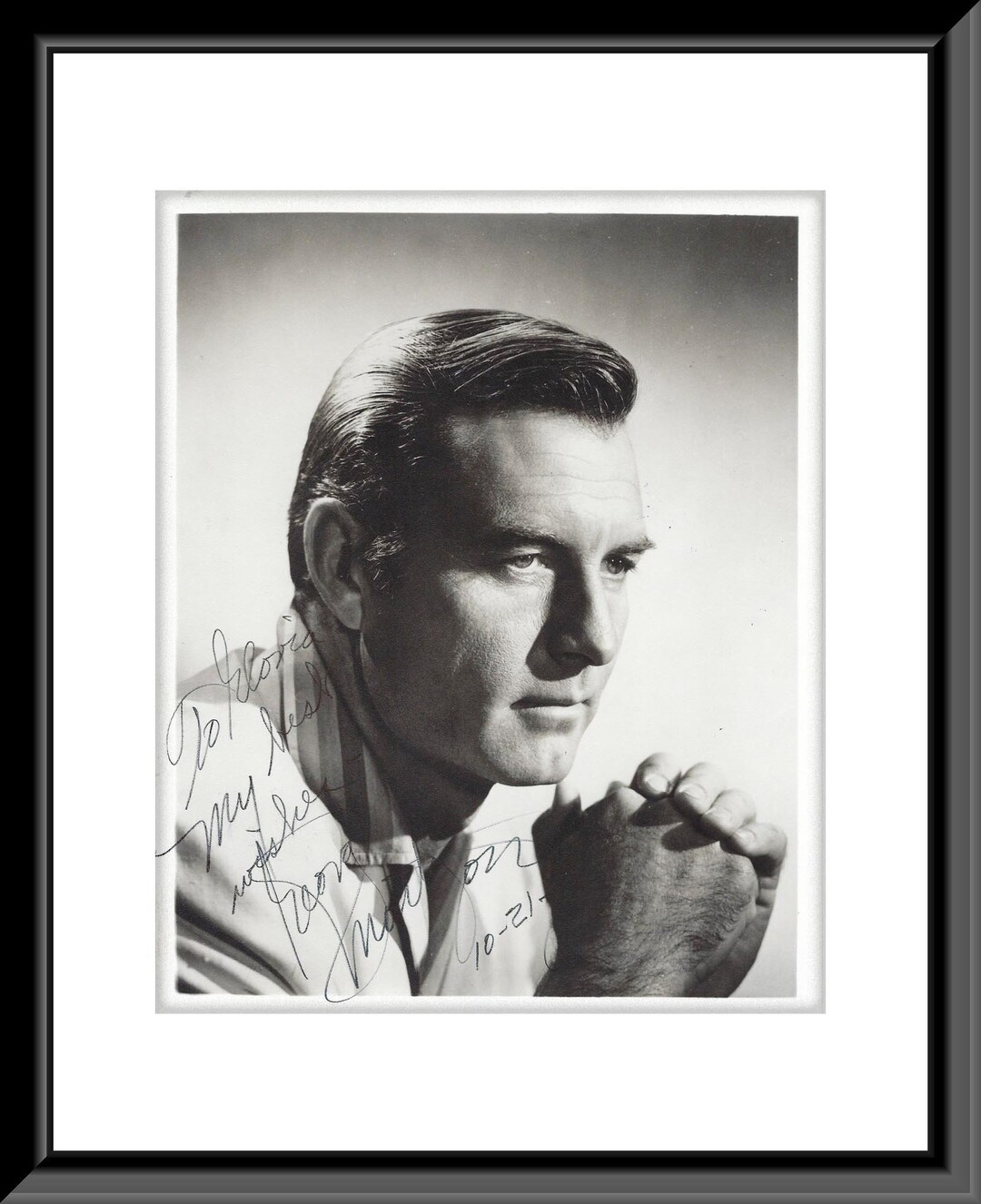 George Montgomery Signed Photo - Etsy