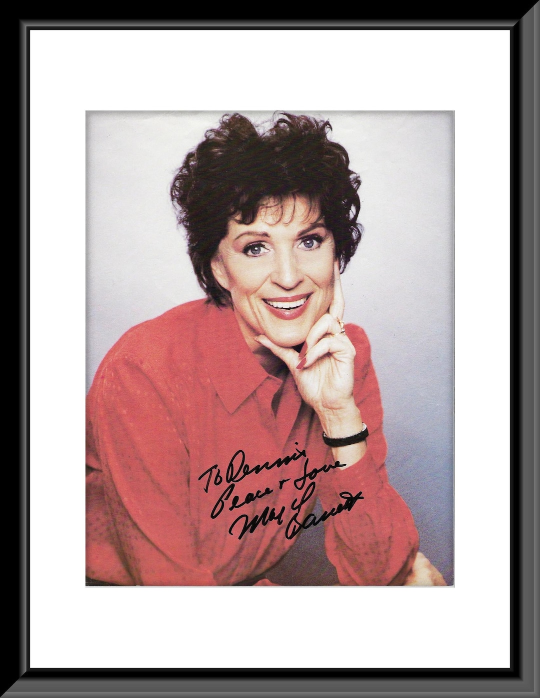Majel Barrett-roddenberry Signed Photo - Etsy