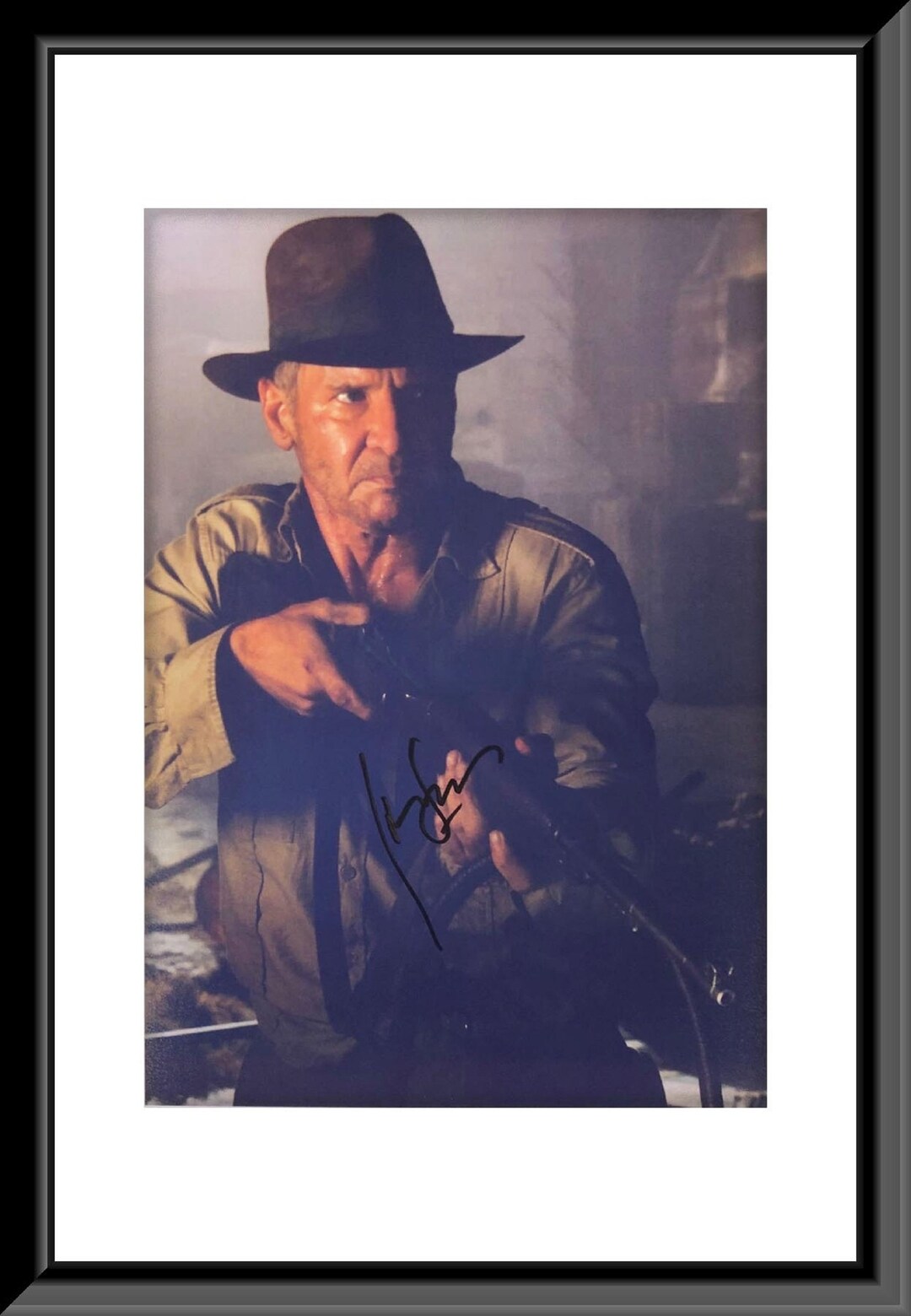 Indiana Jones Harrison Ford Signed Movie Photo - Etsy