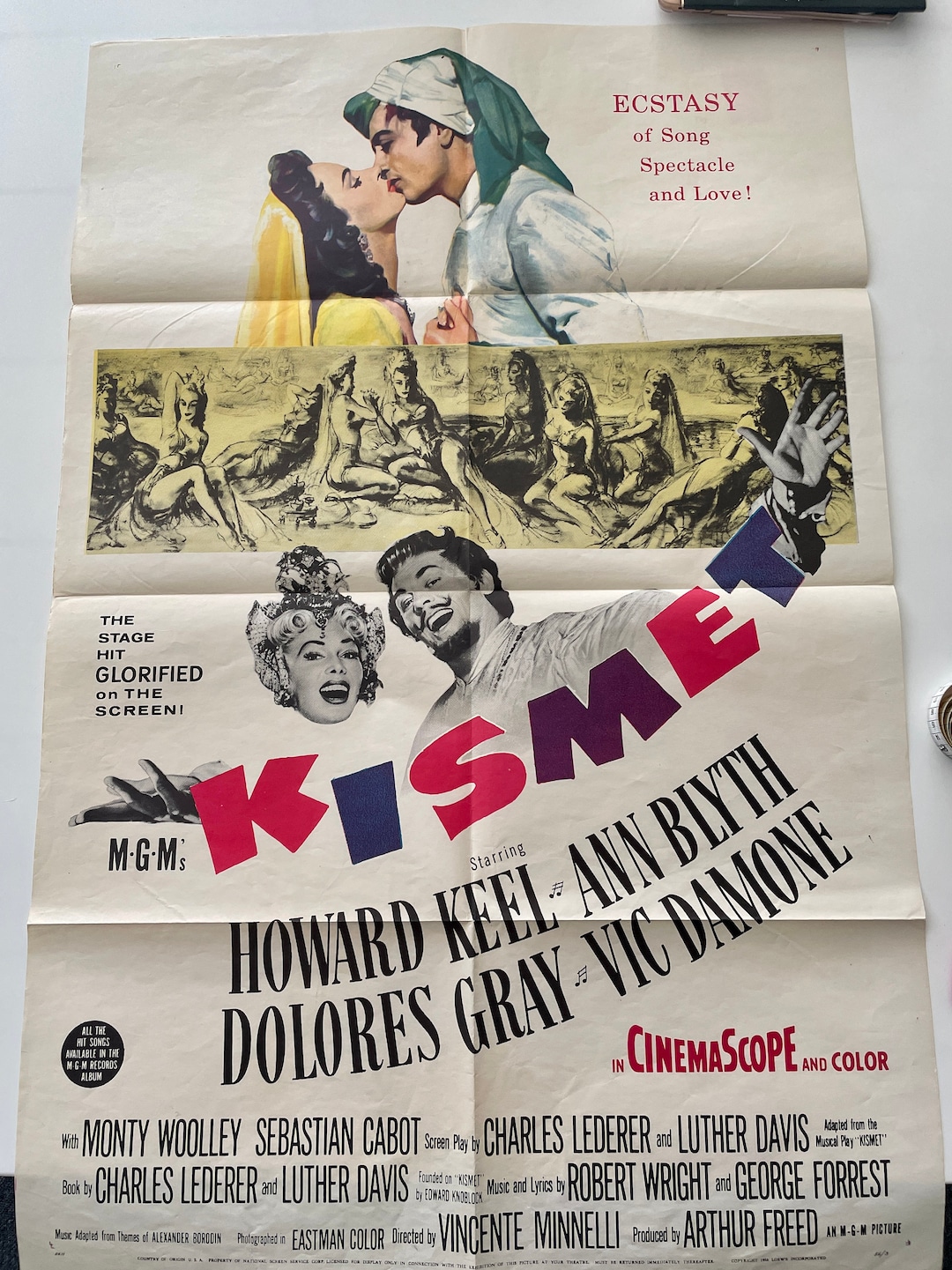 Kismet 1956 Vintage Movie Poster - Etsy