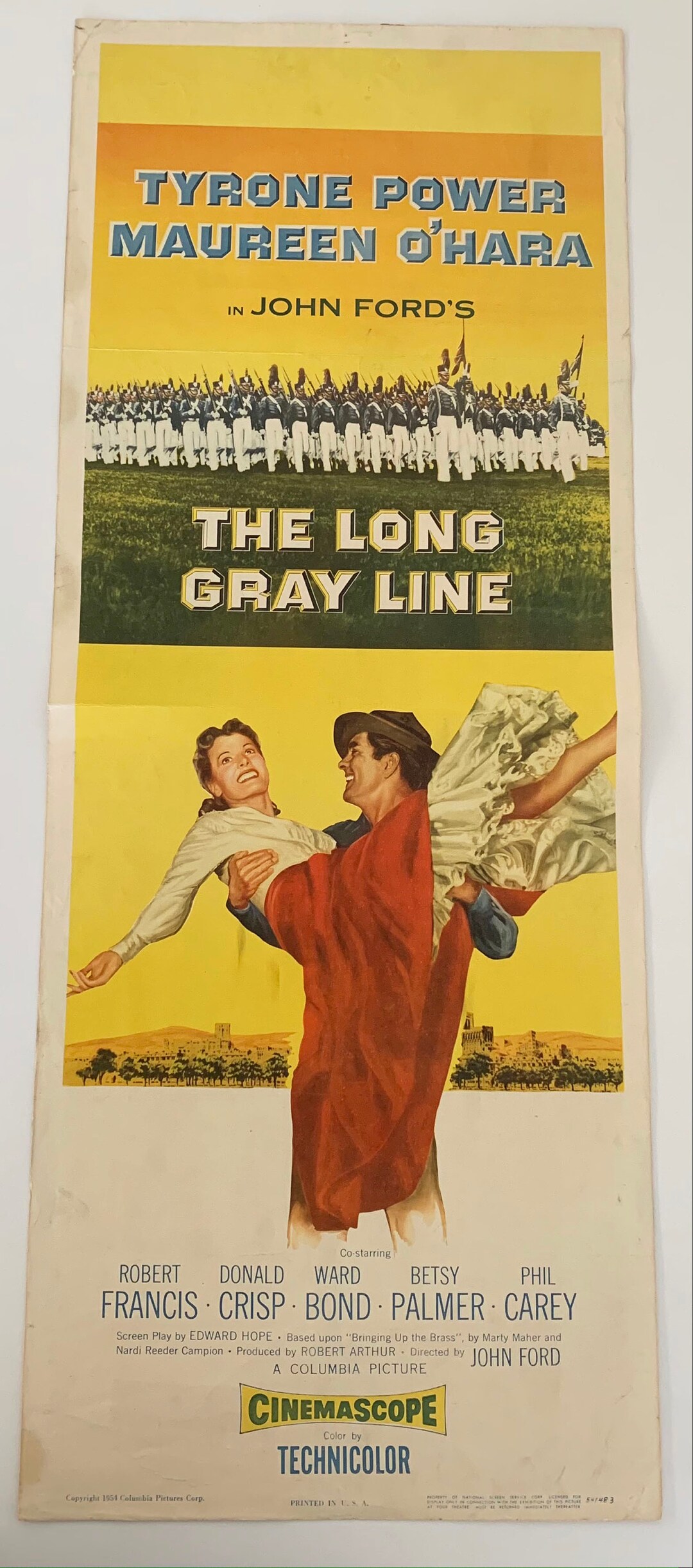 The Long Gray Line Vintage Movie Poster - Etsy