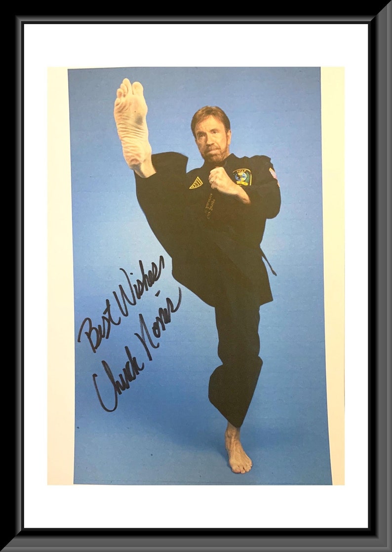 Chuck Norris Signed Movie Photo - Etsy