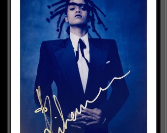 Rihanna Signed - Etsy