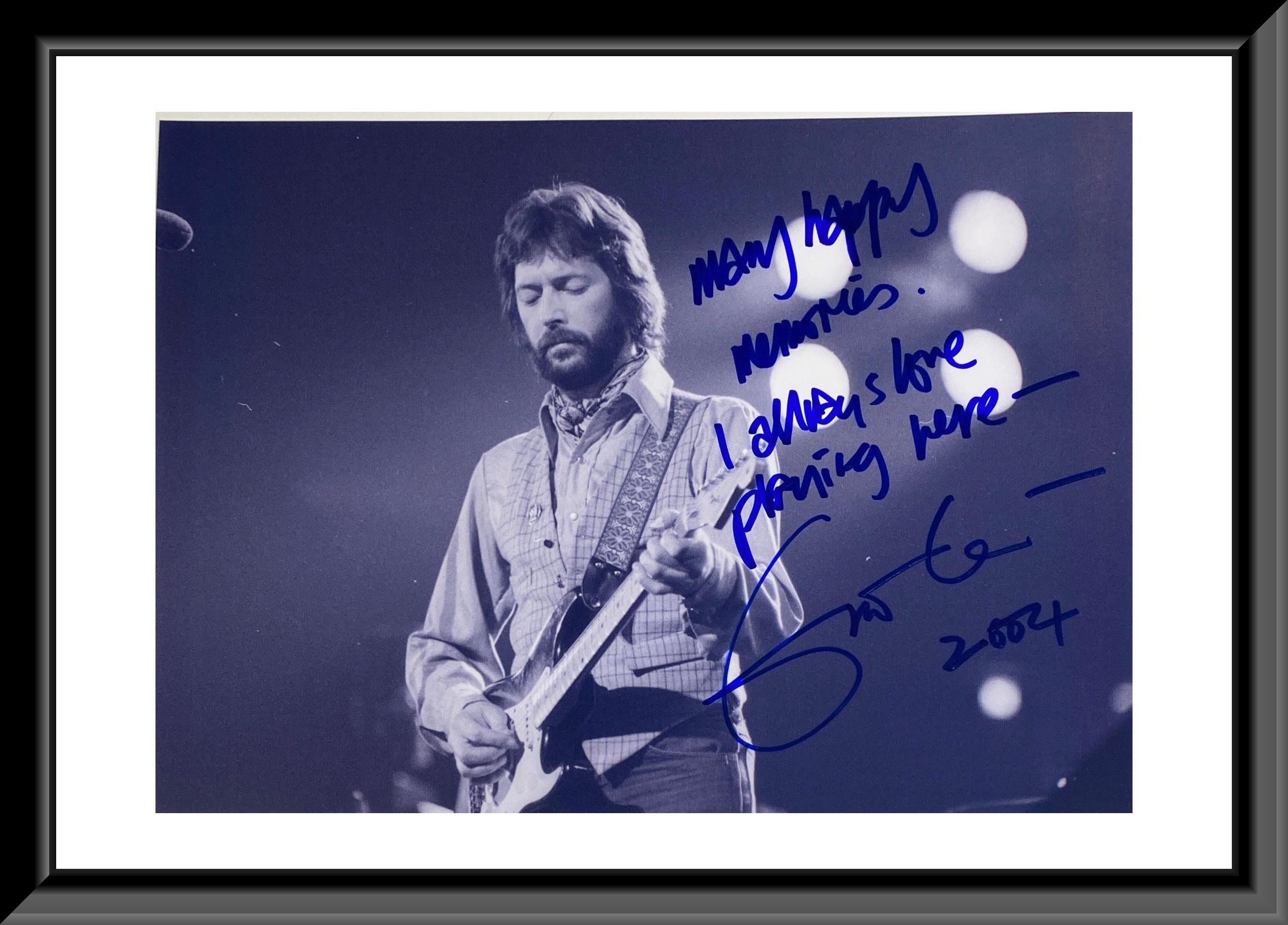 Eric Clapton Signed Photo - Etsy