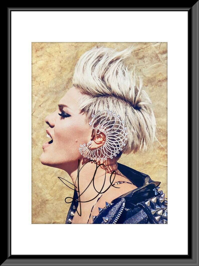 Pink Signed Photo - Etsy