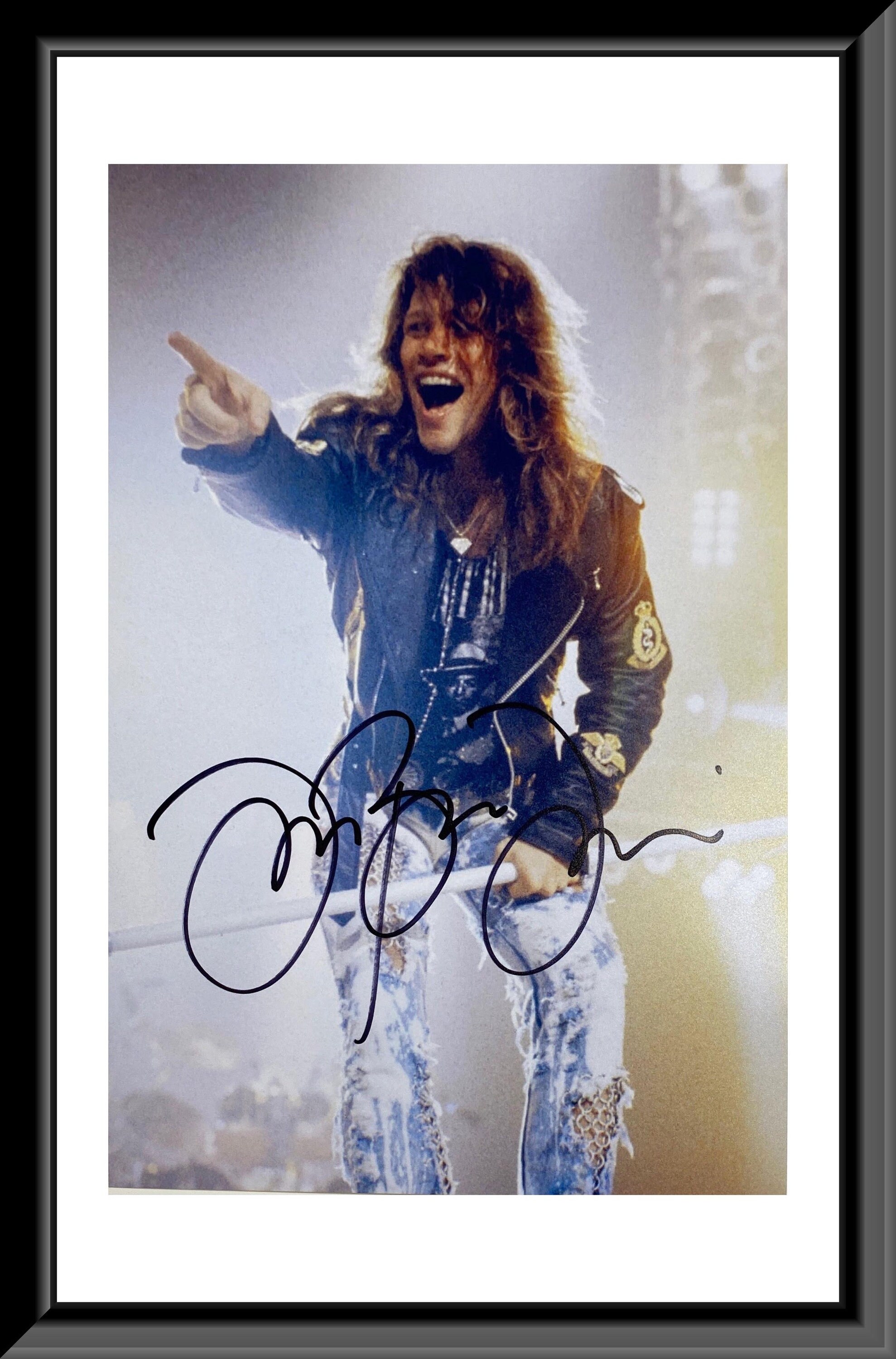 Jon Bon Jovi Signed Photo - Etsy