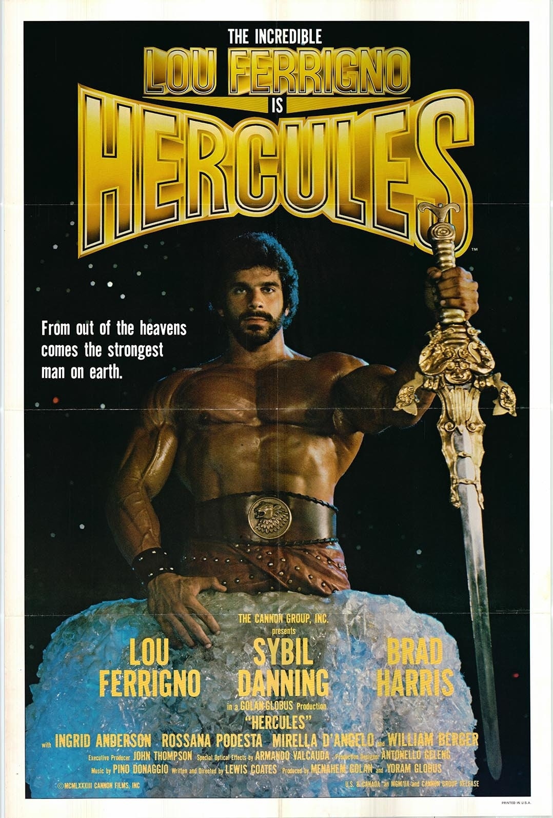 Lou Ferrigno Hercules Poster
