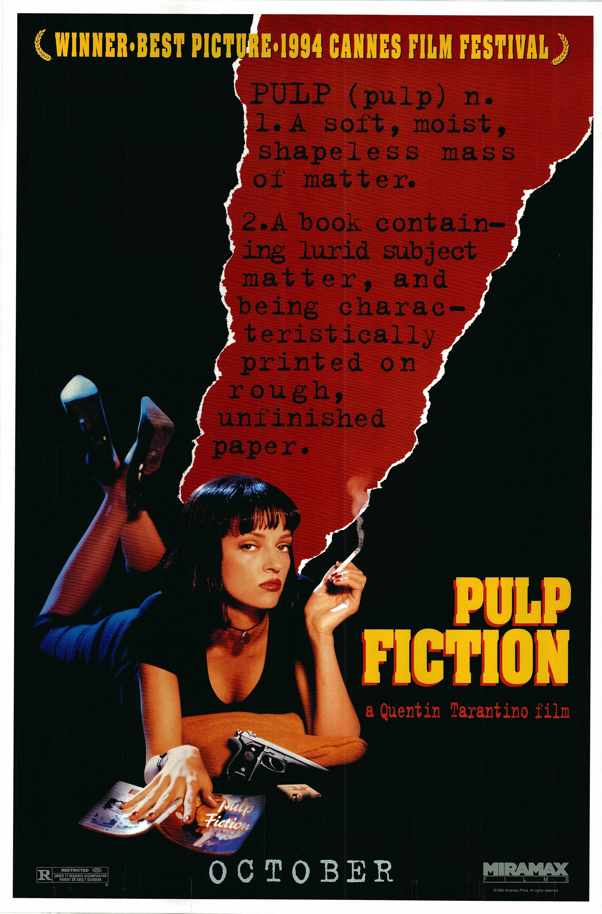 Prints 1994 Movie Poster Pulp Fiction Music And Movie Posters Pe