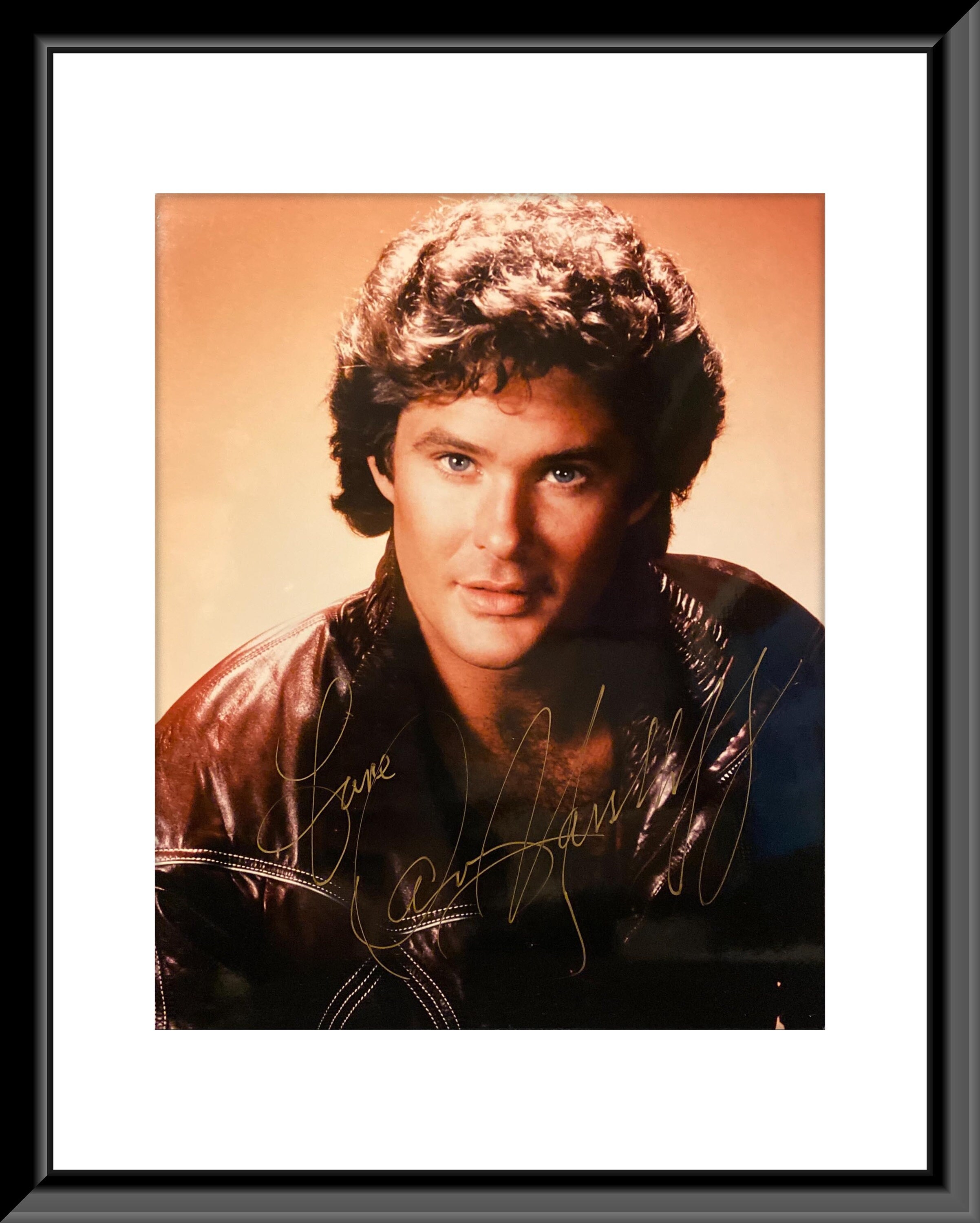 Actor and Singer DAVID HASSELHOFF Great Looking Autographed Photo 8x10 ...