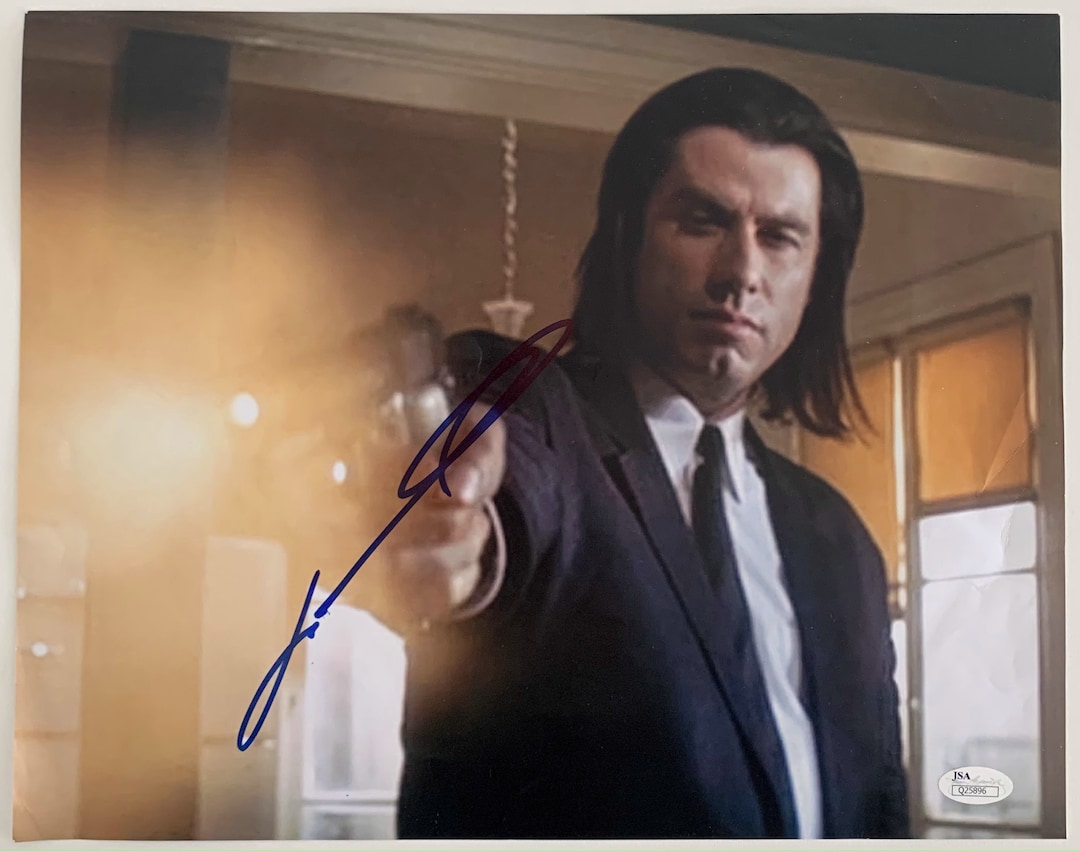 John Travolta Signed pulp Fiction Photo - Etsy
