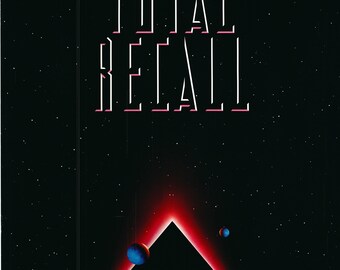 Total Recall 1990 Prop Collection Poster Flyer Mars Money - Etsy