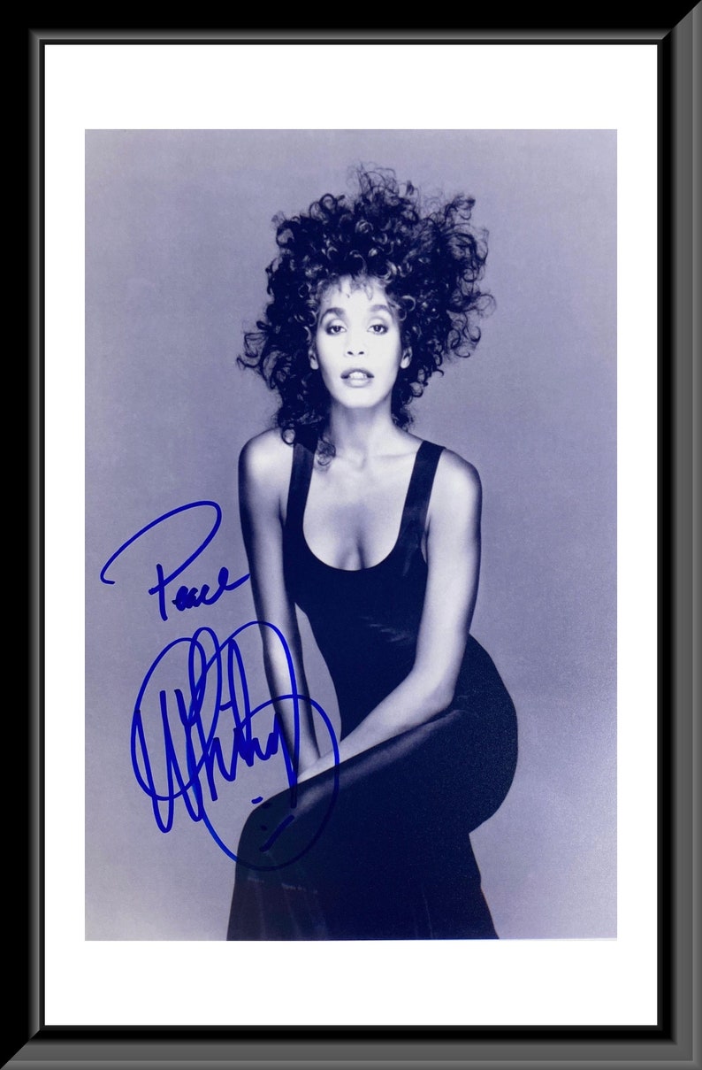 Whitney Houston Signed Photo - Etsy