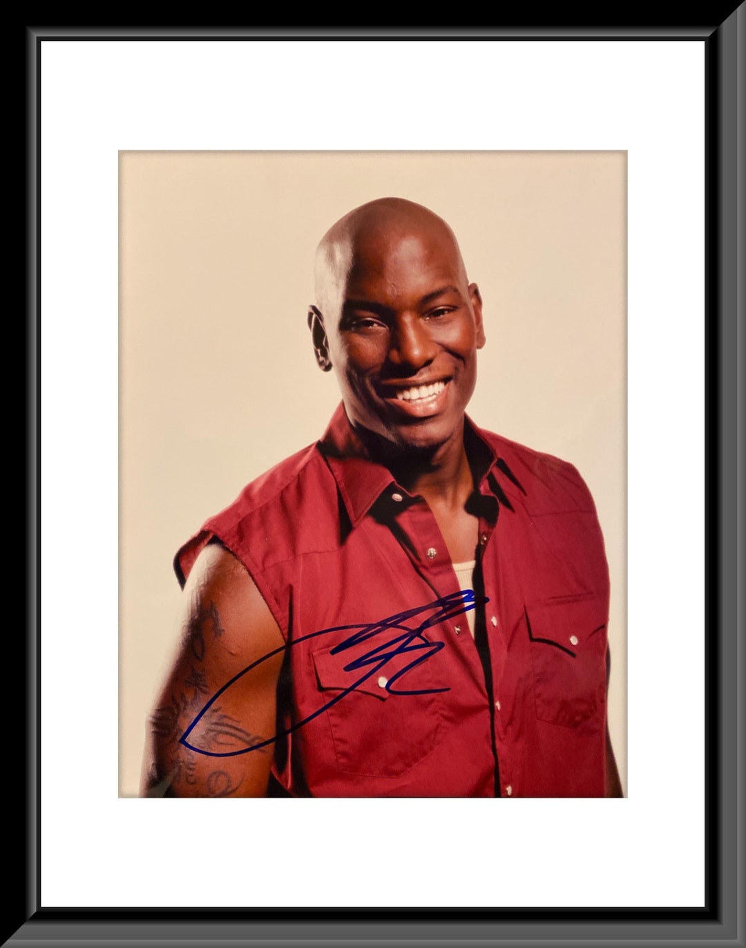 Tyrese Gibson Signed Photo - Etsy