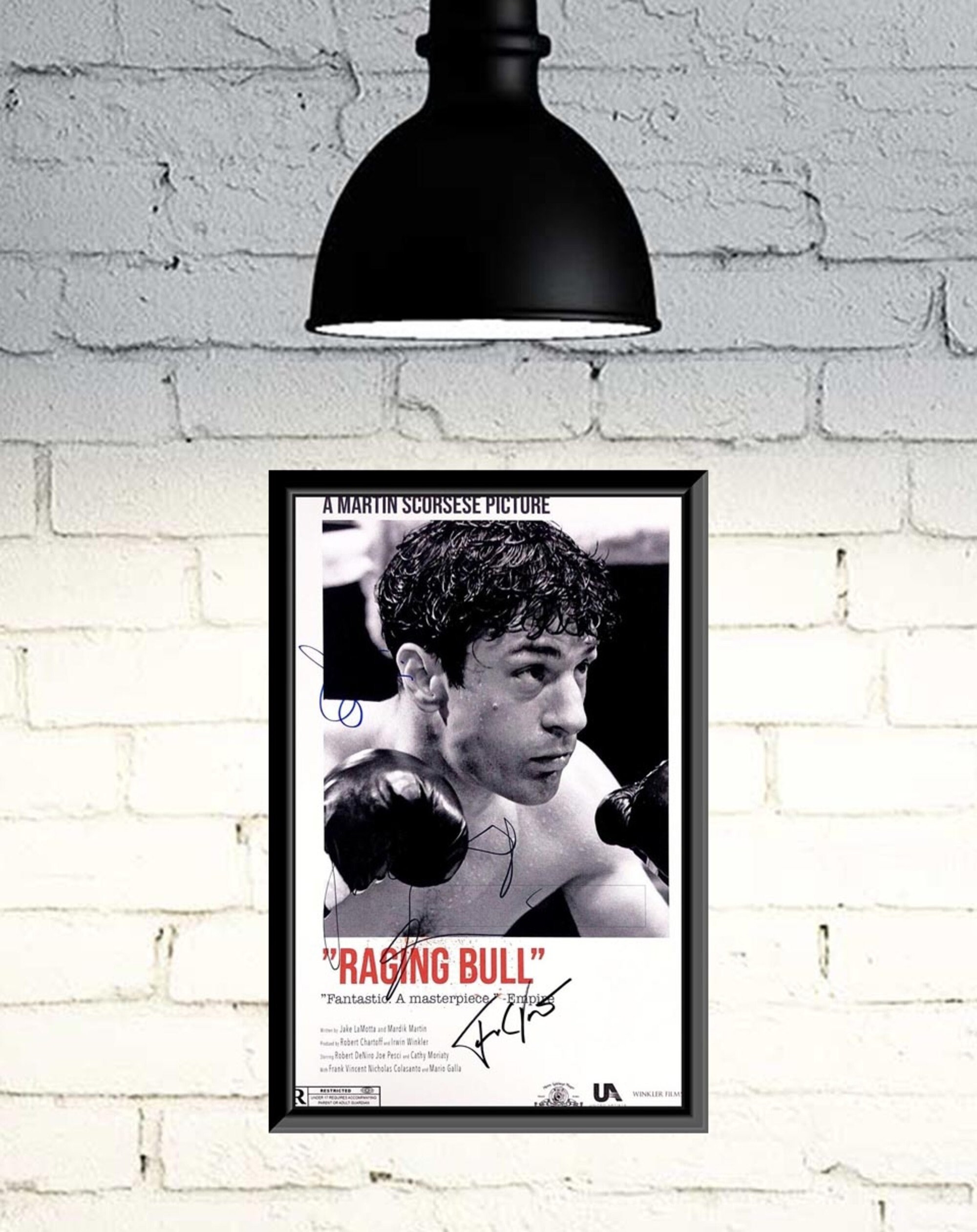 Raging Bull Cast Signed Movie Poster | Etsy