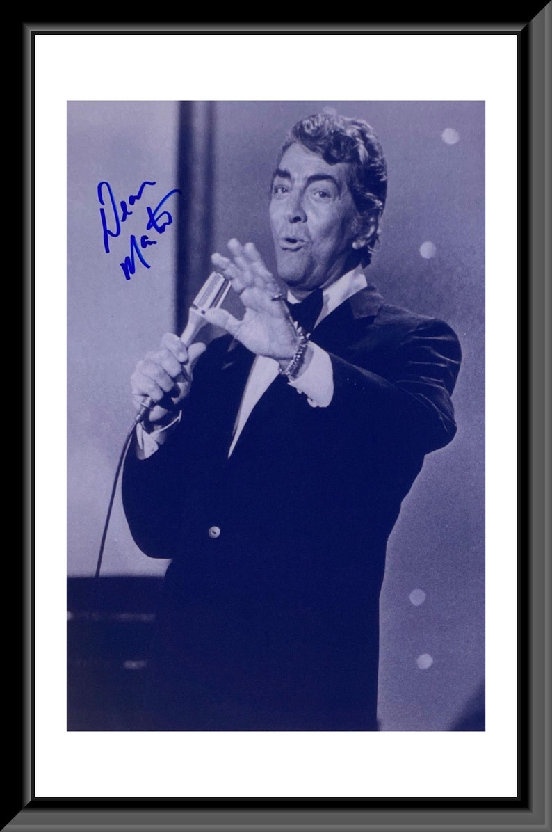 Dean Martin Signed Photo - Etsy