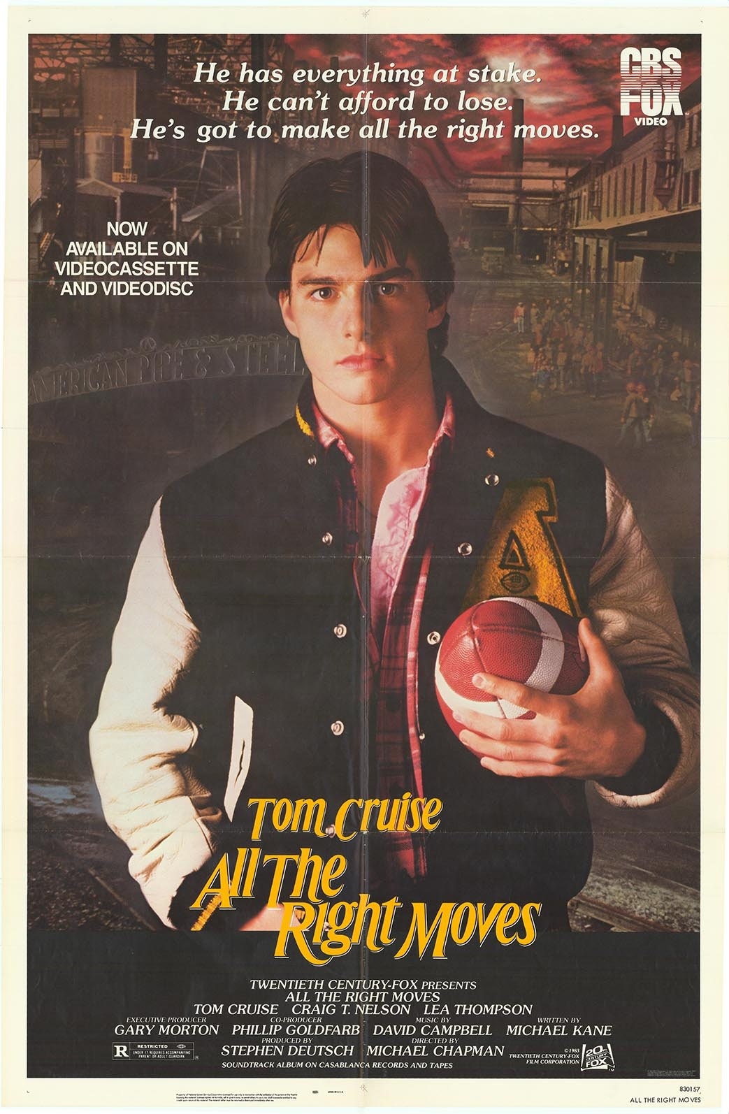 All The Right Moves Movie 1983