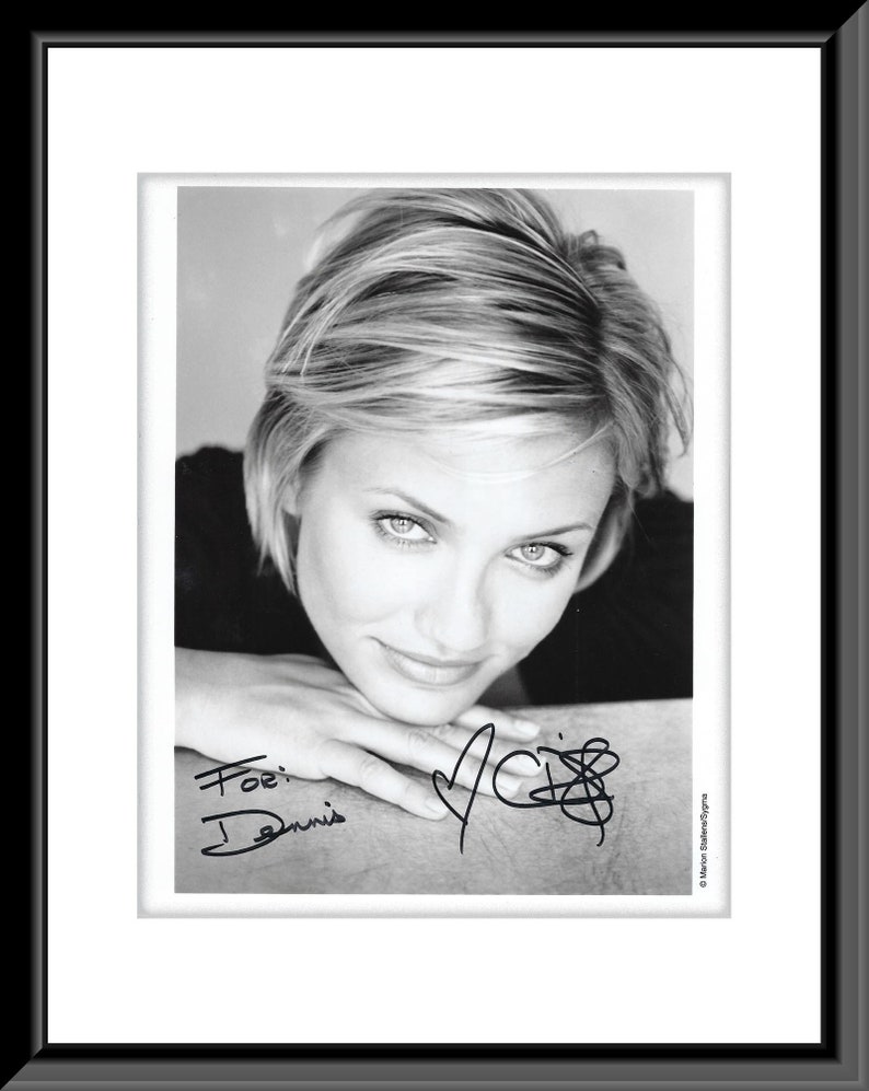 Cameron Diaz Signed Photo - Etsy