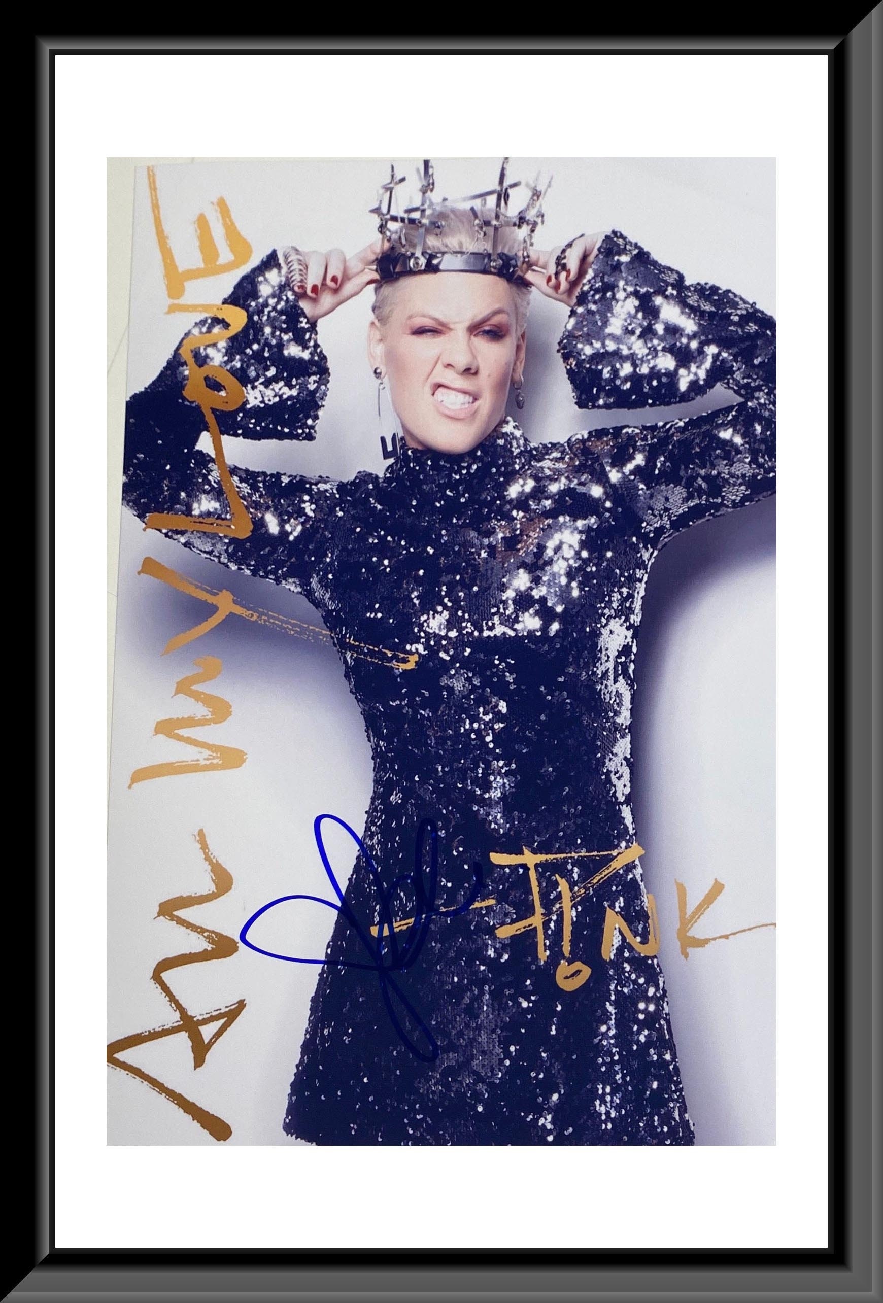 Pink Signed Photo - Etsy