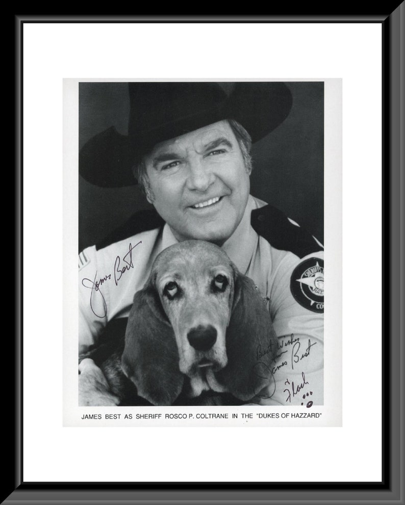James Best Signed Dukes of Hazzard Photo - Etsy