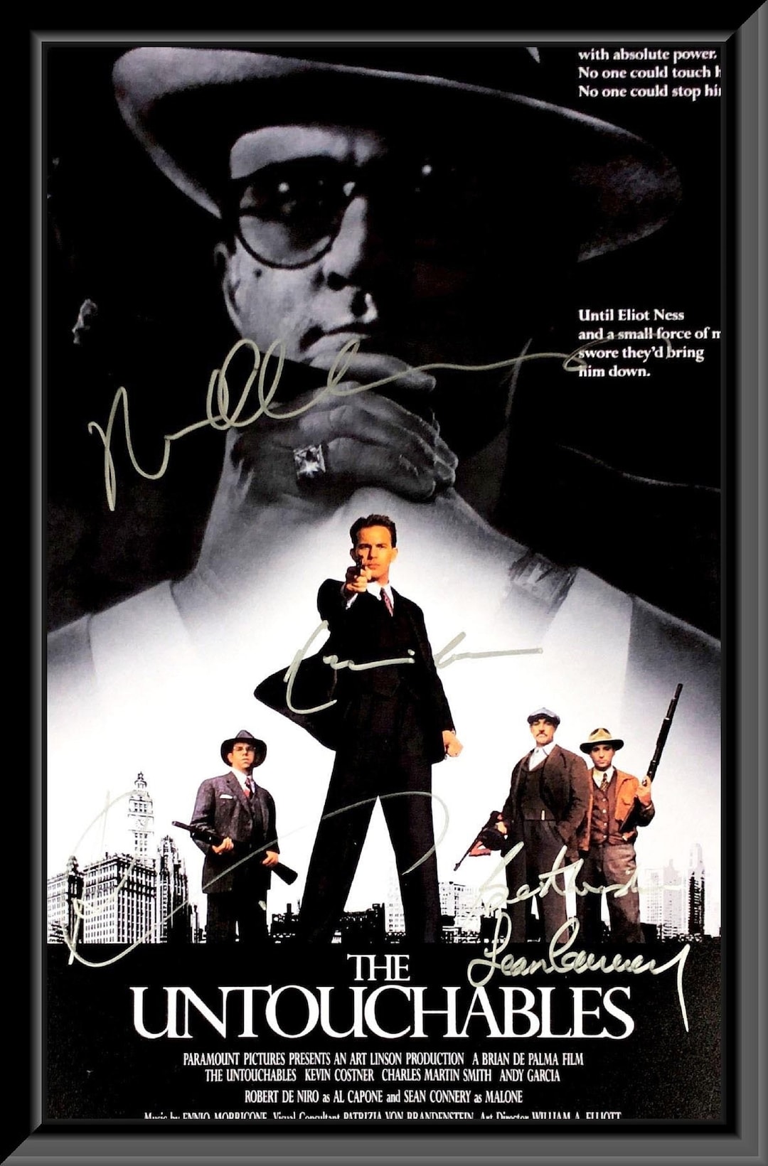 The Untouchables Cast Signed Movie Poster - Etsy